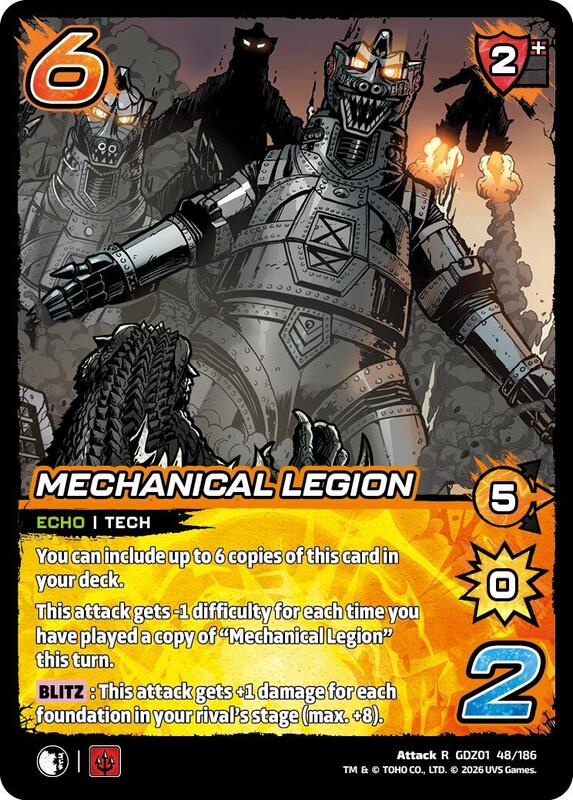 Mechanical Legion - Godzilla: Reign of Kaiju - UniVersus - TCGplayer.com