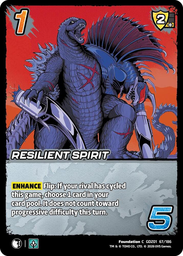 Resilient Spirit - Godzilla: Reign of Kaiju - UniVersus - TCGplayer.com