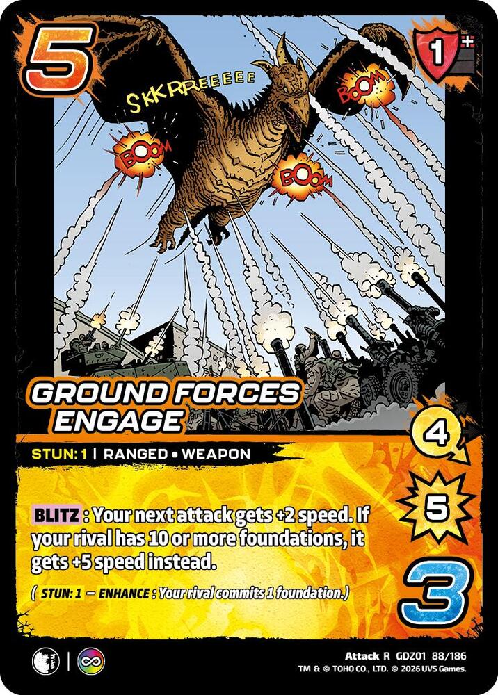 Ground Forces Engage - Godzilla: Reign of Kaiju - UniVersus - TCGplayer.com