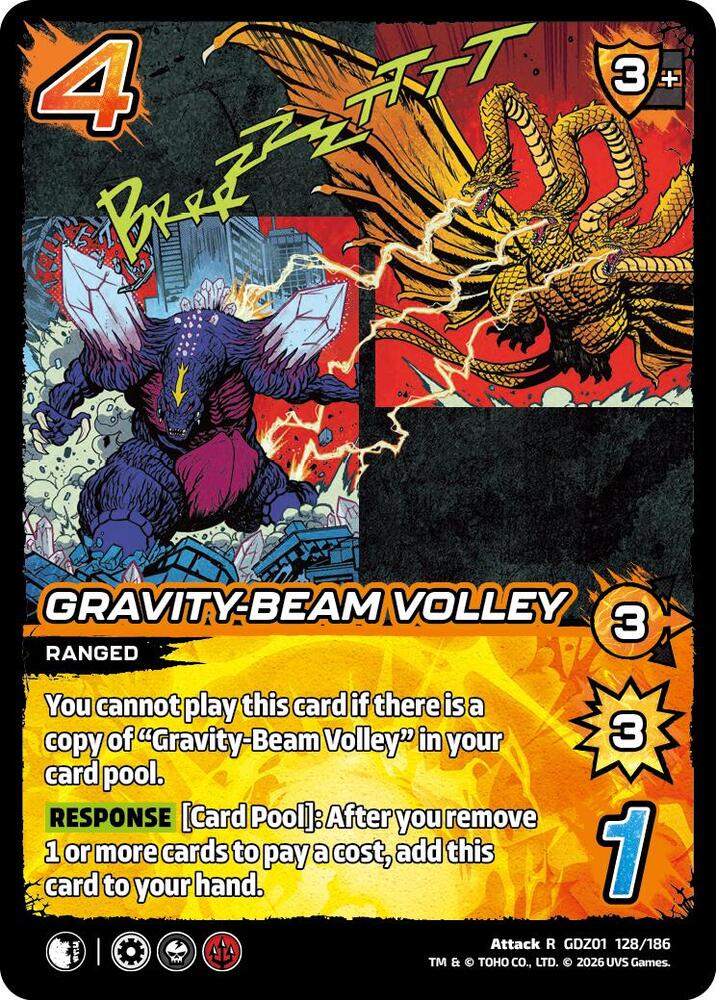 Gravity-Beam Volley - Godzilla: Reign of Kaiju - UniVersus - TCGplayer.com