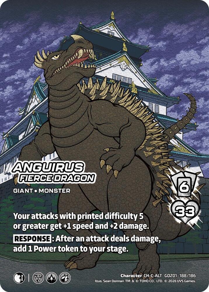 Anguirus, Fierce Dragon (Alternate Art) - Godzilla: Reign of Kaiju ...