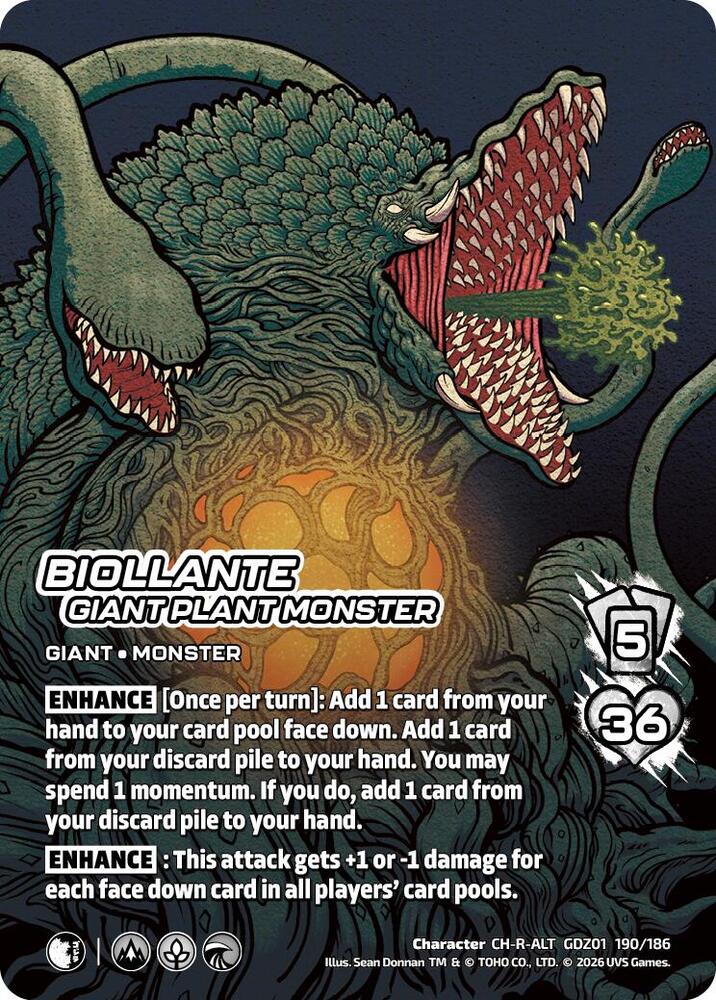 Biollante, Giant Plant Monster (Alternate Art) - Godzilla: Reign of ...