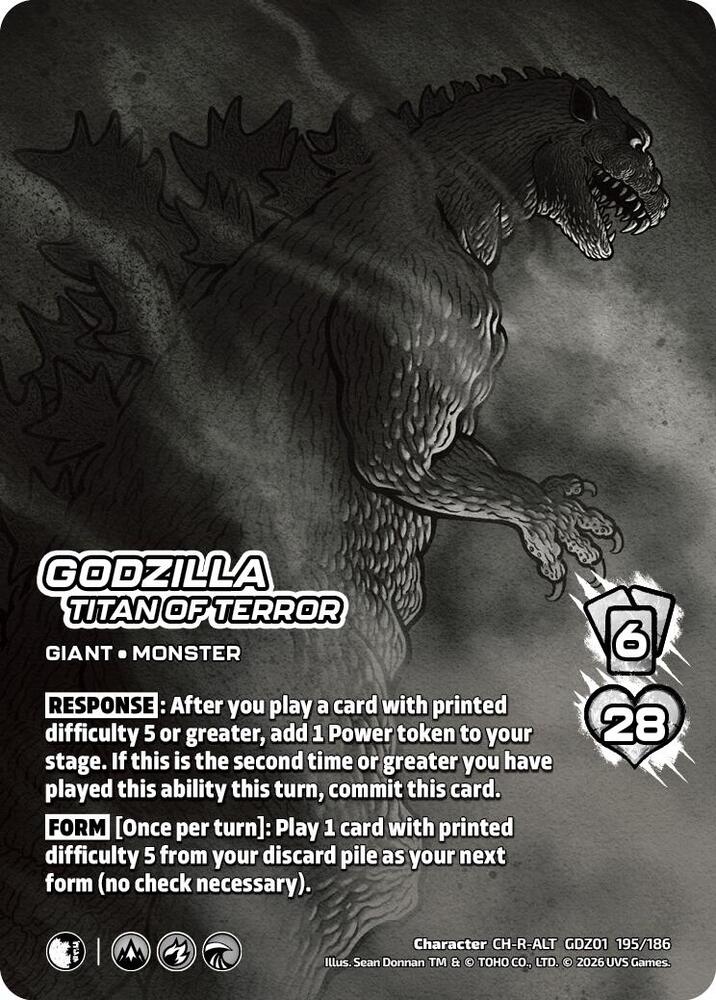 Godzilla, Titan of Terror (Alternate Art) - Godzilla: Reign of Kaiju ...