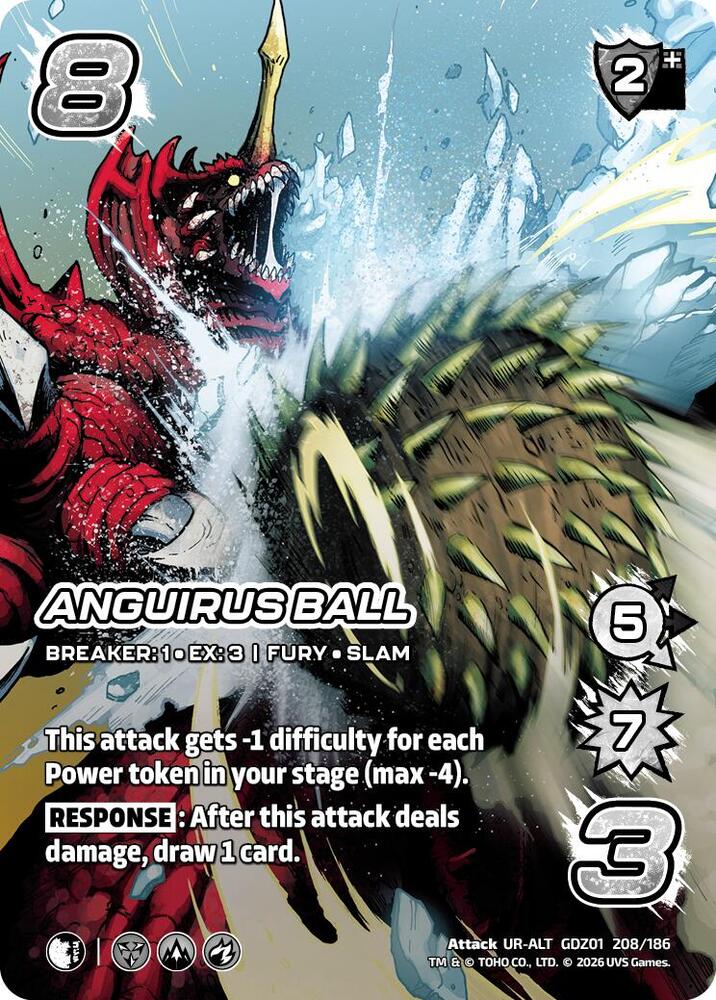 Anguirus Ball (Alternate Art) - Godzilla: Reign of Kaiju - UniVersus ...