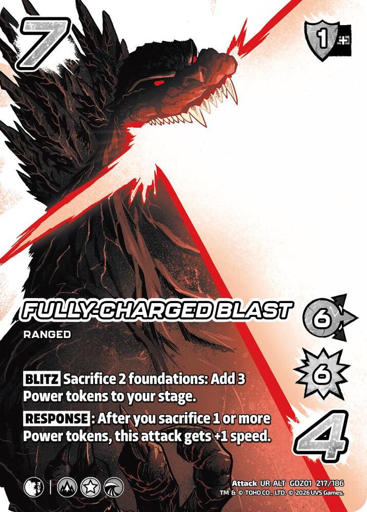 Fully-Charged Blast (Alternate Art) - Godzilla: Reign of Kaiju ...