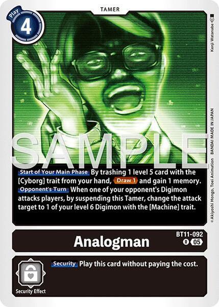 Analogman (Reprint) - Advanced Booster Digimon Generation - Digimon ...
