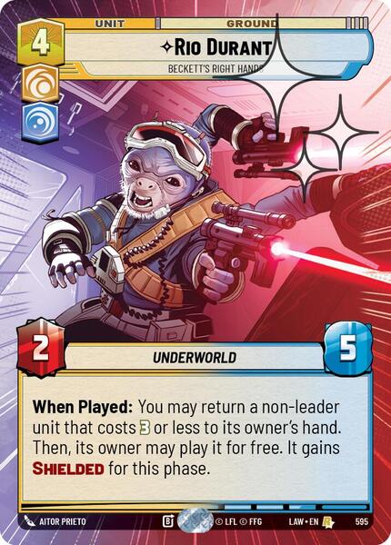 Rio Durant - Beckett's Right Hands (Hyperspace Foil) - A Lawless Time ...