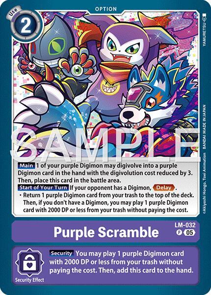 Purple Scramble (Reprint) - Advanced Booster Digimon Generation ...