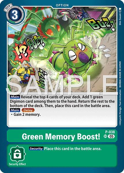 Green Memory Boost! (Reprint) - Advanced Booster Digimon Generation ...