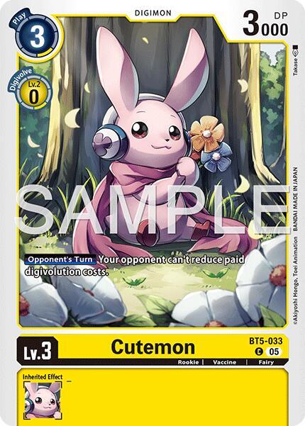 Cutemon (Reprint) - Advanced Booster Digimon Generation - Digimon Card ...