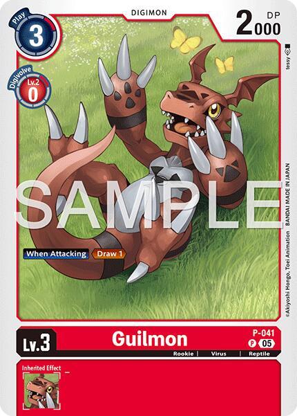 Guilmon - P-041 (Reprint) - Advanced Booster Digimon Generation ...