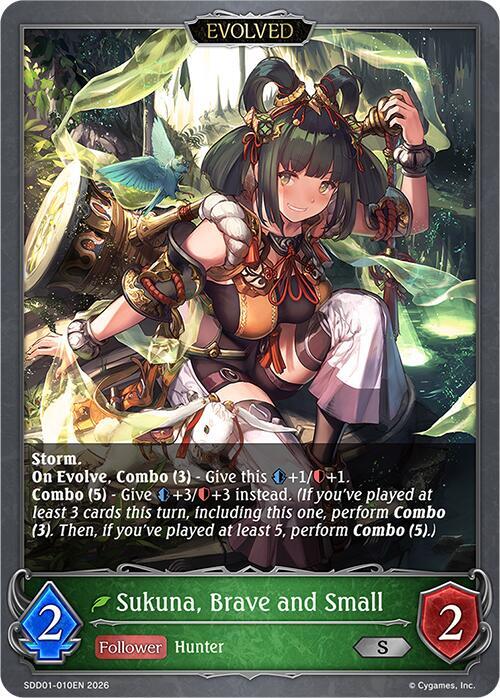 Sukuna, Brave and Small (Evolved) - SDD01: Showdown Deck: Forestcraft ...