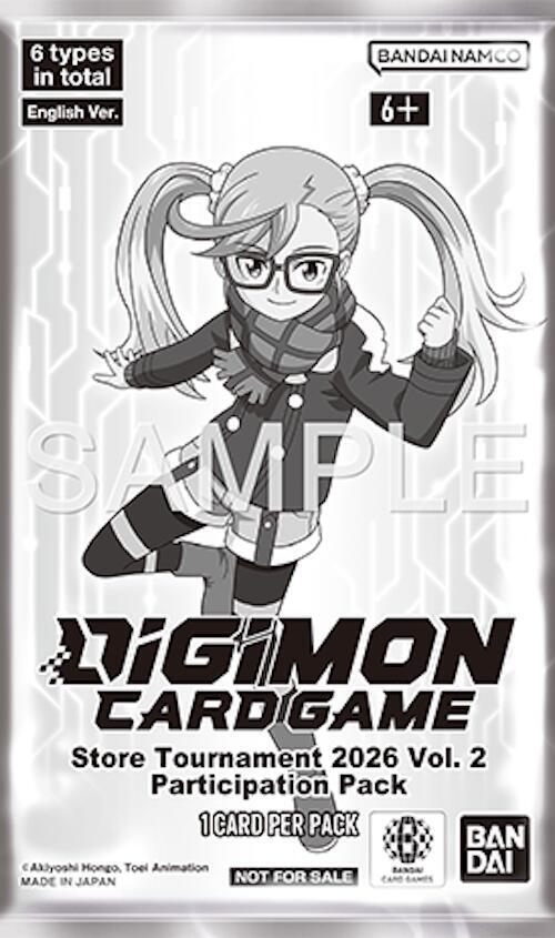 Store Tournament 2026 Vol. 2 Participation Pack - Digimon Promotion ...