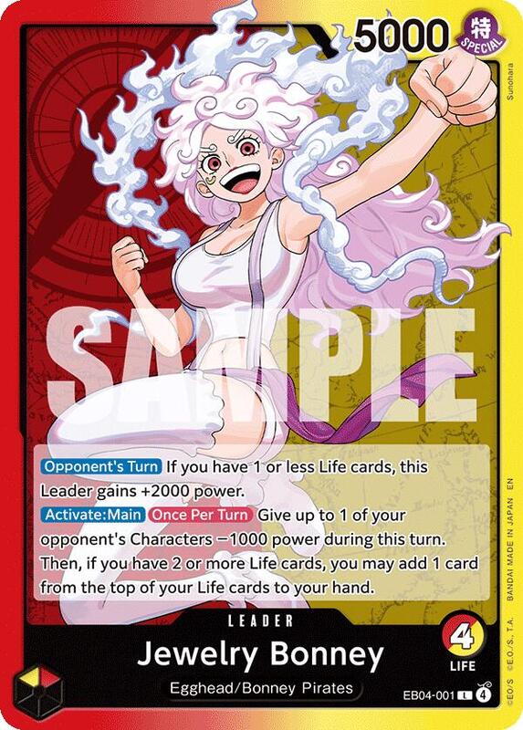 Jewelry Bonney (EB04-001) - Adventure on Kami's Island - One Piece Card ...
