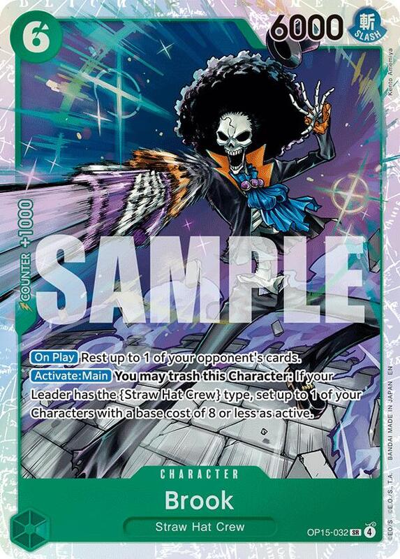 Brook (OP15-032) - Adventure on Kami's Island - One Piece Card Game ...
