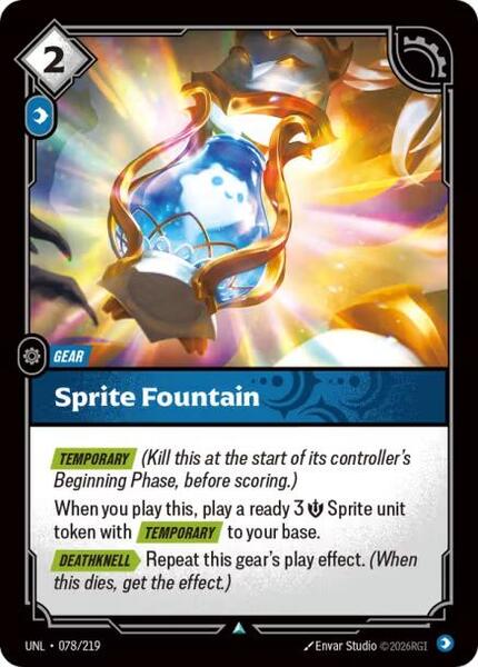 Sprite Fountain - Unleashed - Riftbound: League of Legends Trading Card ...