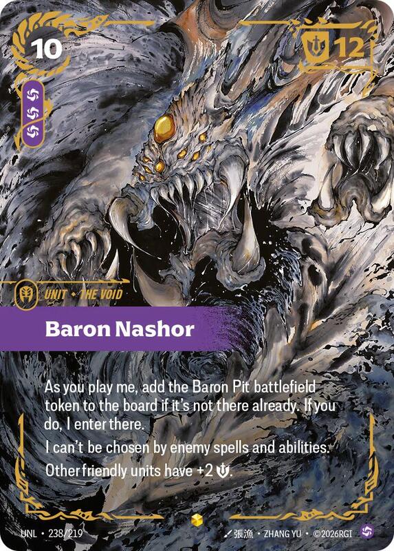 Baron Nashor (Ultimate) - Unleashed - Riftbound: League of Legends ...