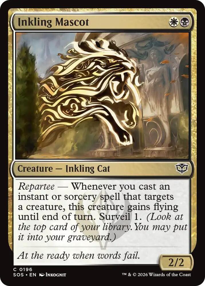 Inkling Mascot - Secrets of Strixhaven - Magic: The Gathering ...