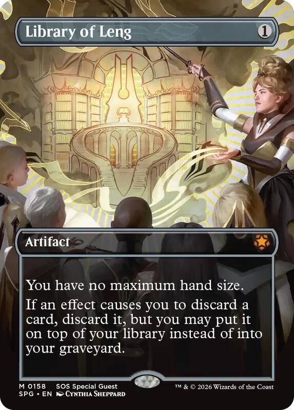 Library Of Leng Borderless Special Guests Magic The Gathering