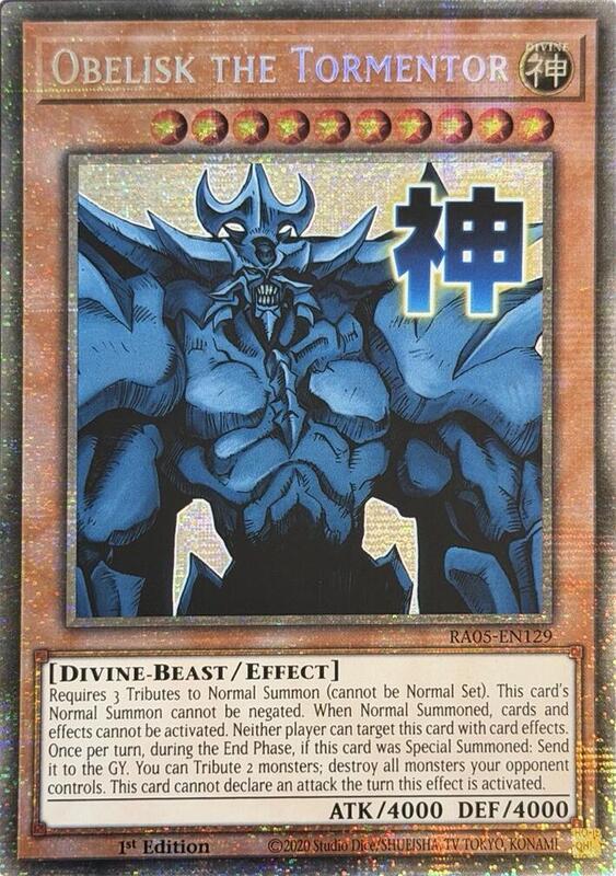 Obelisk the Tormentor (Starlight Rare) - Rarity Collection 5 - YuGiOh ...