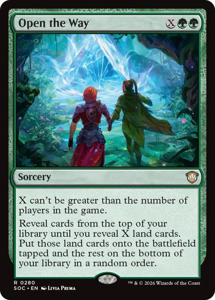 Open the Way - Commander: Secrets of Strixhaven - Magic: The Gathering ...