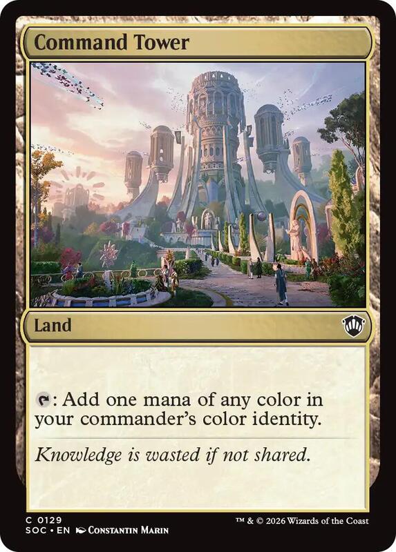 Command Tower - Commander: Secrets of Strixhaven - Magic: The Gathering ...