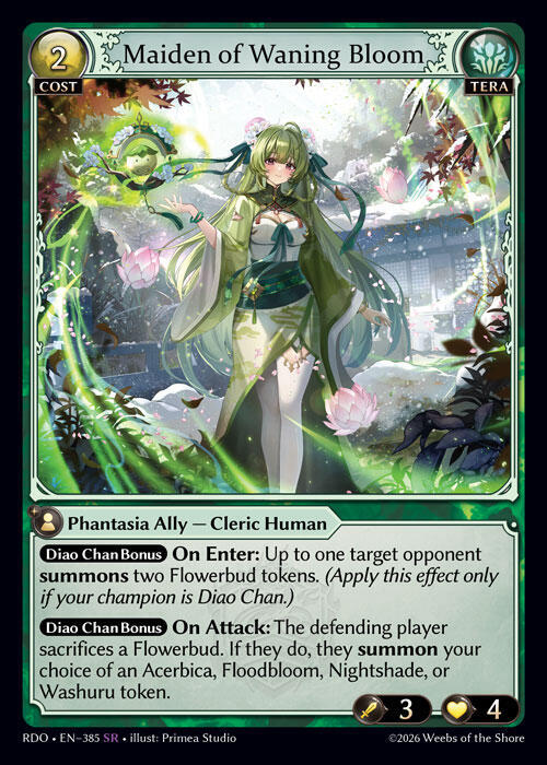 Maiden of Waning Bloom - Radiant Origins - Grand Archive TCG ...