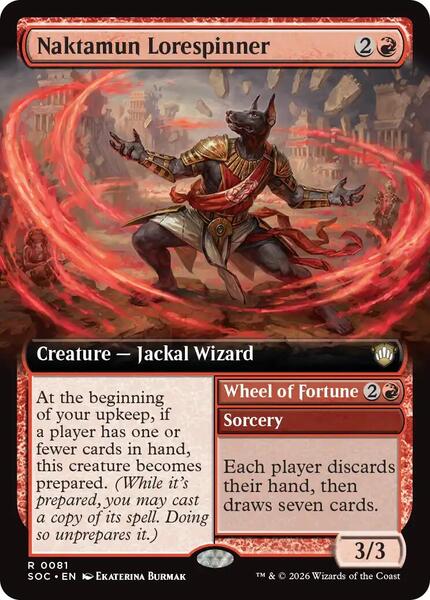 Naktamun Lorespinner (Extended Art) - Commander: Secrets of Strixhaven ...