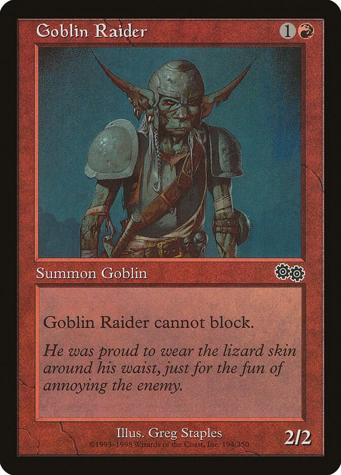 Goblin Raider - Urza's Saga - Magic: The Gathering - TCGplayer.com