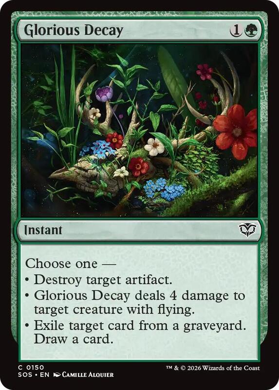 Glorious Decay - Secrets of Strixhaven - Magic: The Gathering ...