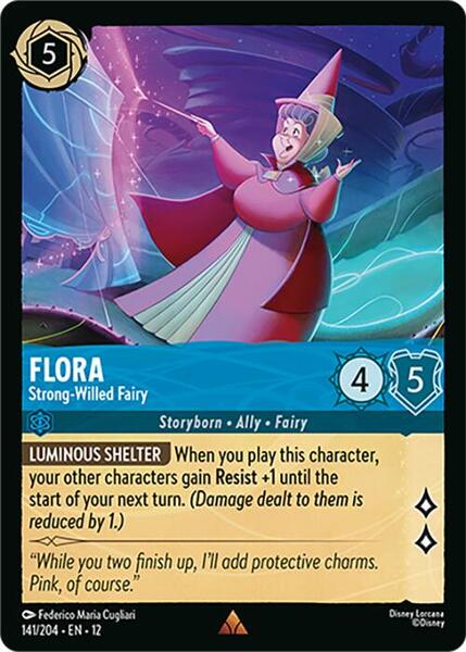 Flora - Strong-Willed Fairy - Wilds Unknown - Disney Lorcana ...