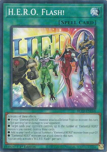 H.E.R.O. Flash! - Blazing Dominion - YuGiOh - TCGplayer.com