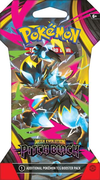 Pitch Black Sleeved Booster Pack - ME05: Pitch Black - Pokemon ...