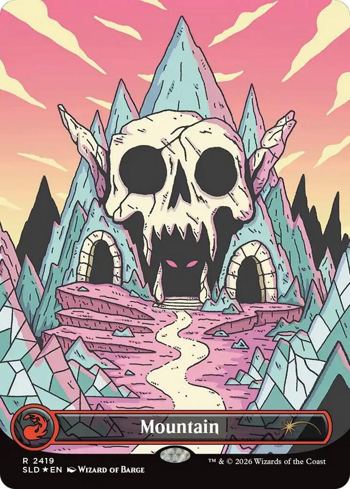 Mountain (2419) - Secret Lair Drop Series - Magic: The Gathering ...