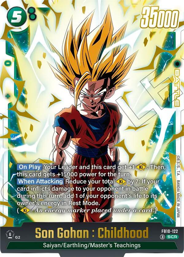 Son Gohan : Childhood - FB10-122 - Cross Force - Dragon Ball Super ...