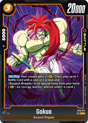 Gokua - FB10-077 - Cross Force - Dragon Ball Super: Fusion World ...