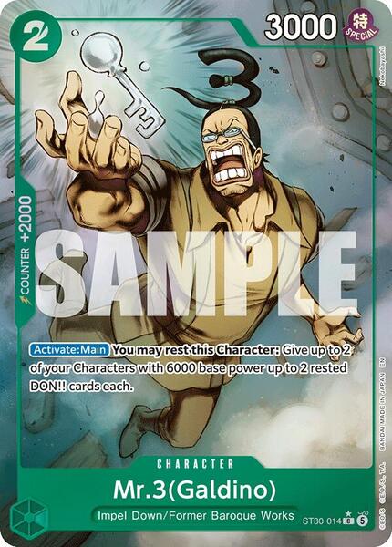 Mr.3(Galdino) (Full Art) - Starter Deck EX: Luffy & Ace - One Piece ...