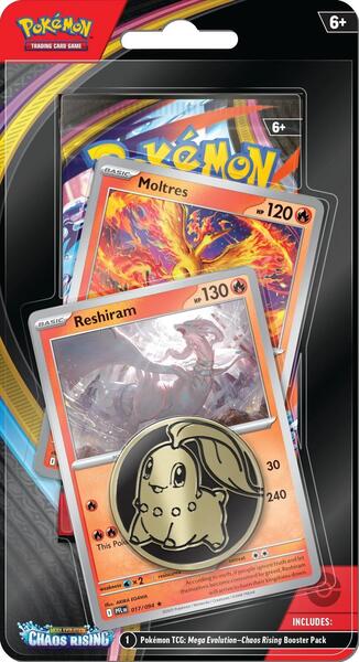 Chaos Rising Single Pack Blister [Reshiram/Moltres] - ME04: Chaos ...