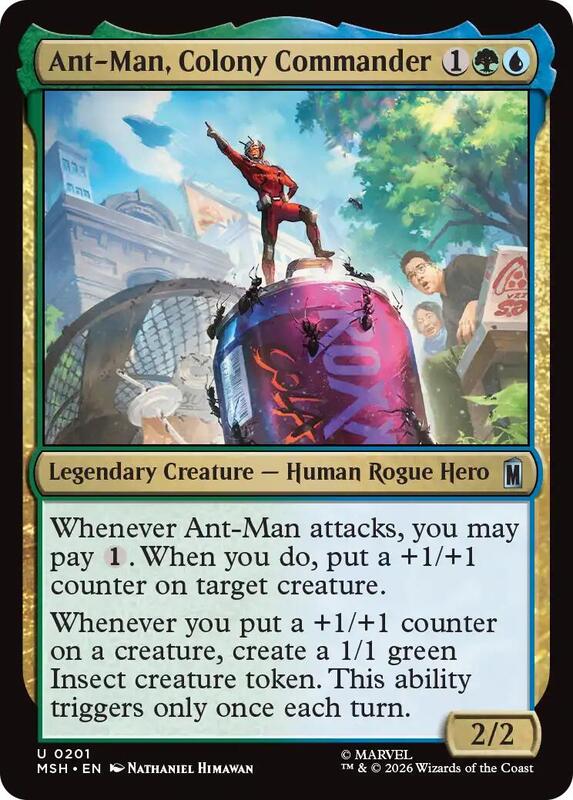 Ant-Man, Colony Commander - Marvel Super Heroes - Magic: The Gathering ...