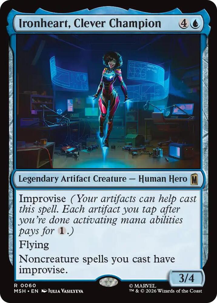 Ironheart, Clever Champion - Marvel Super Heroes - Magic: The Gathering ...