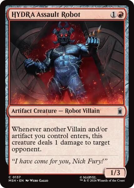 HYDRA Assault Robot - Marvel Super Heroes - Magic: The Gathering ...
