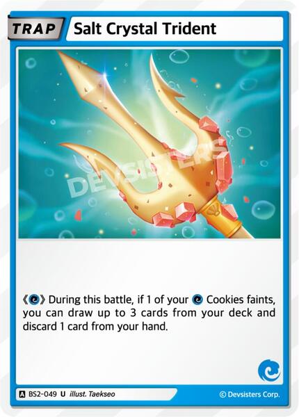 Salt Crystal Trident - Brave Beginning - CookieRun: Braverse TCG ...