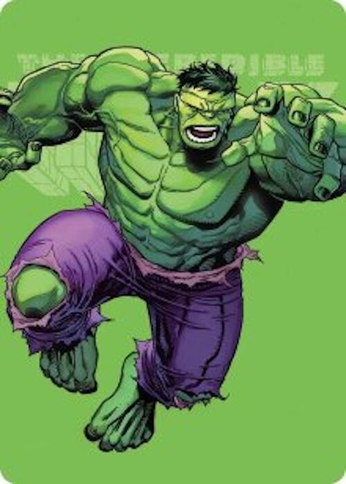 The Incredible Hulk Art Card - Art Series: Marvel Super Heroes - Magic ...