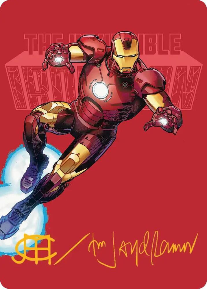 The Invincible Iron Man Art Card (Gold-Stamped Signature) - Art Series ...