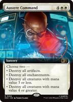 Austere Command (Extended Art) - Commander: Marvel Super Heroes - Magic ...