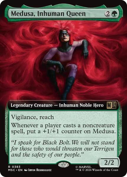 Medusa, Inhuman Queen (Extended Art) - Commander: Marvel Super Heroes ...
