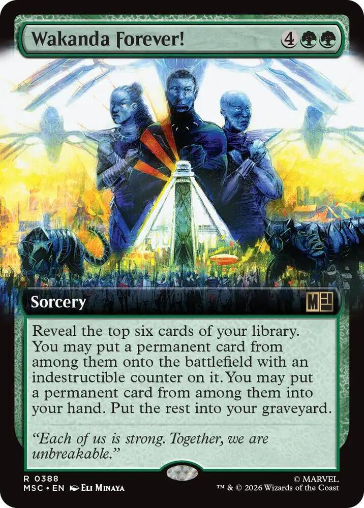 Wakanda Forever! (Extended Art) - Commander: Marvel Super Heroes ...
