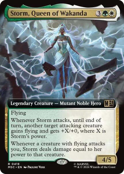 Storm, Queen of Wakanda (Extended Art) - Commander: Marvel Super Heroes ...