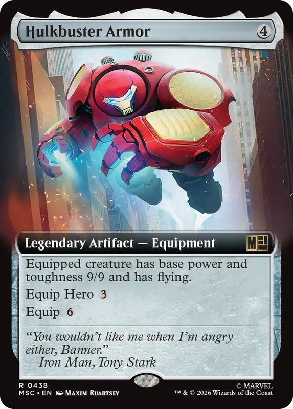Hulkbuster Armor (Extended Art) - Commander: Marvel Super Heroes ...