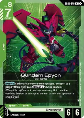Gundam Epyon - Eternal Nexus - Gundam Card Game - TCGplayer.com